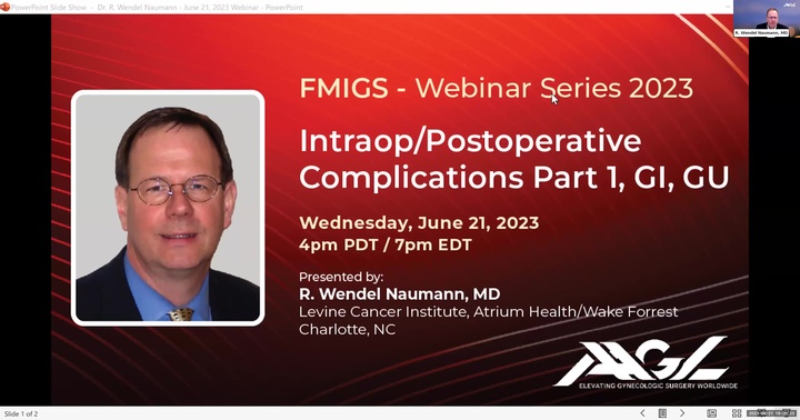 Intraop/Postoperative Complications Part 1, GI, GU - SurgeryU by AAGL