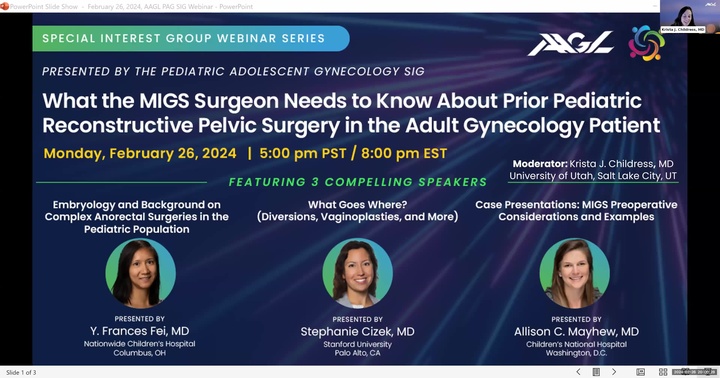 AAGL PAG SIG Webinar: What the MIGS Surgeon Needs to Know About Prior ...