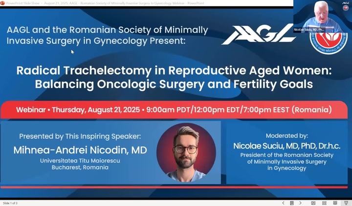 AAGL/Romanian Society of Minimally Invasive Surgery in Gynecology ...