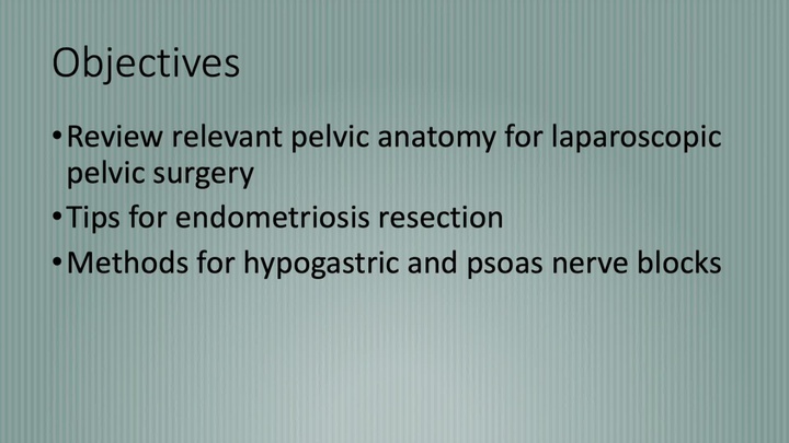 Pelvic Anatomy for Chronic Pelvic Pain - SurgeryU by AAGL
