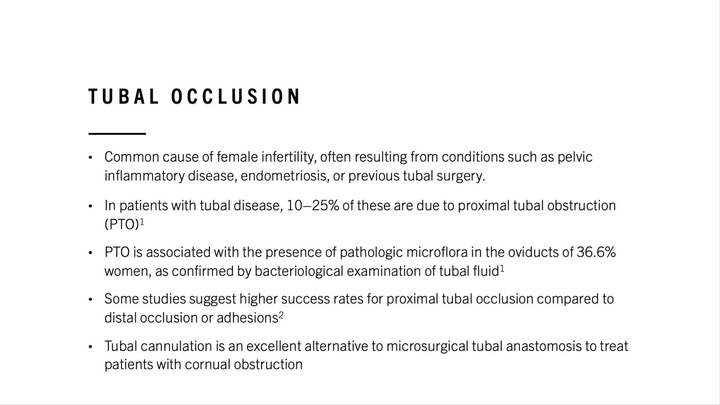 Laparoscopic Salpingostomy and Tubal Cannulation for Proximal Tubal ...