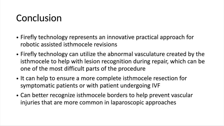 Utilizing Firefly Technology for Uterine Isthmocele Recognition and ...