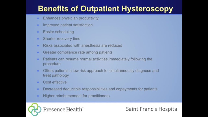 How to Set Up Outpatient Office Hysteroscopy - SurgeryU by AAGL